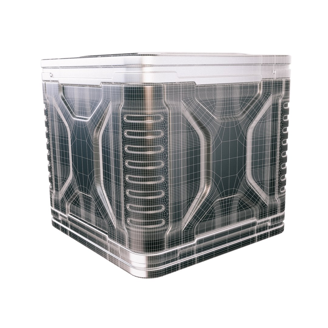 Sci-fi Container Box 3D Model - TurboSquid 1345110
