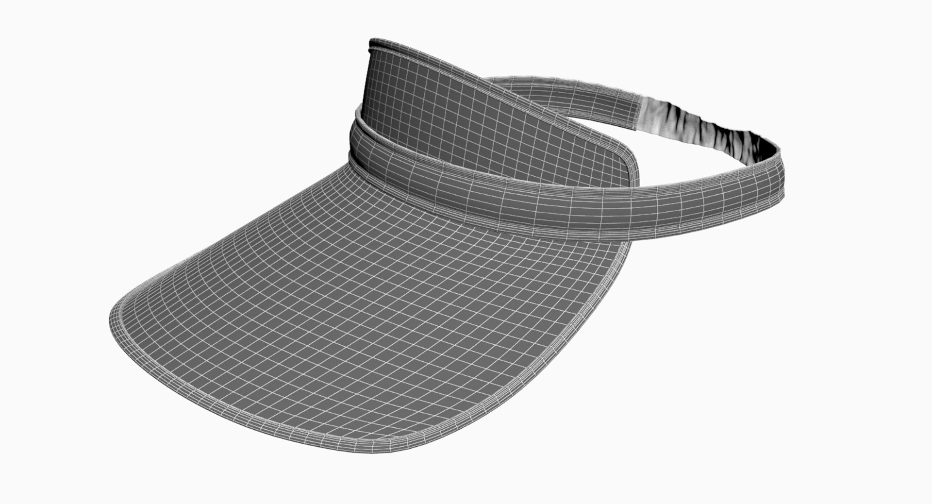 Poker Sun Visor Cap 3D Model - TurboSquid 1349143