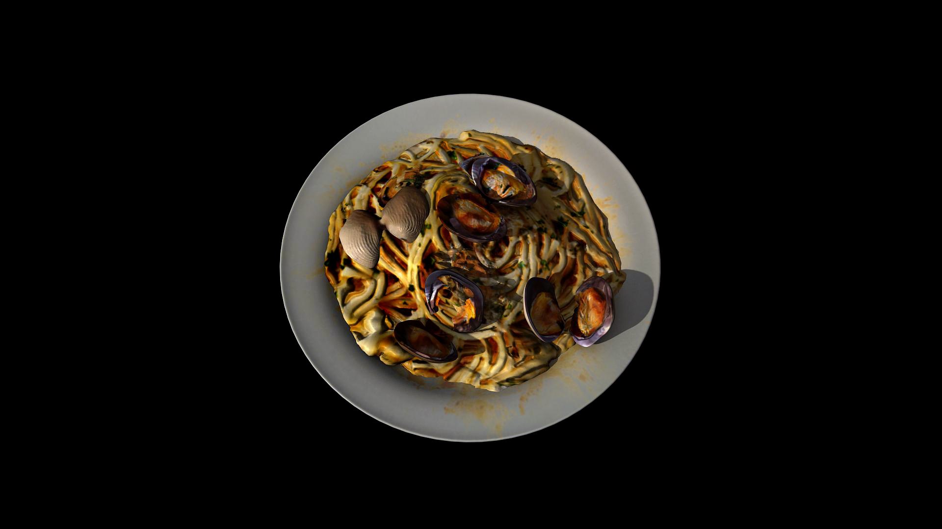 Spaghetti With Clams 3D Model - TurboSquid 2288541