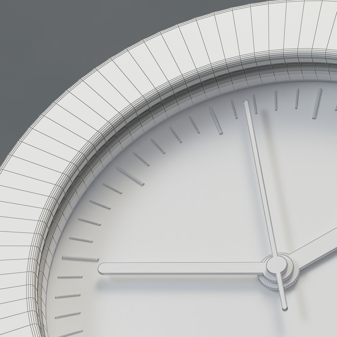 Clock Hours Elements 3d Model