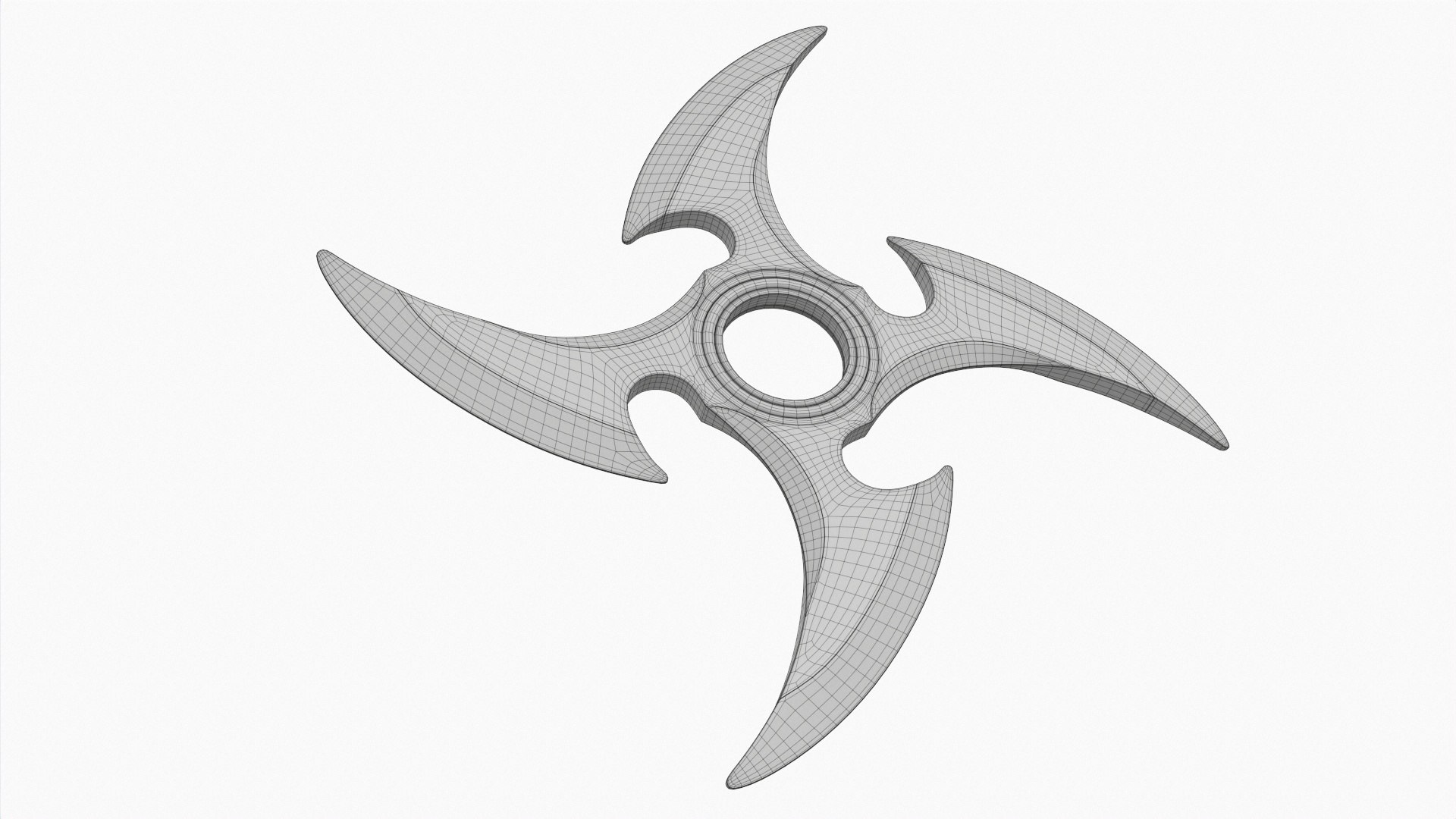 3D Shuriken Throwing Ninja Knifes - TurboSquid 1992102