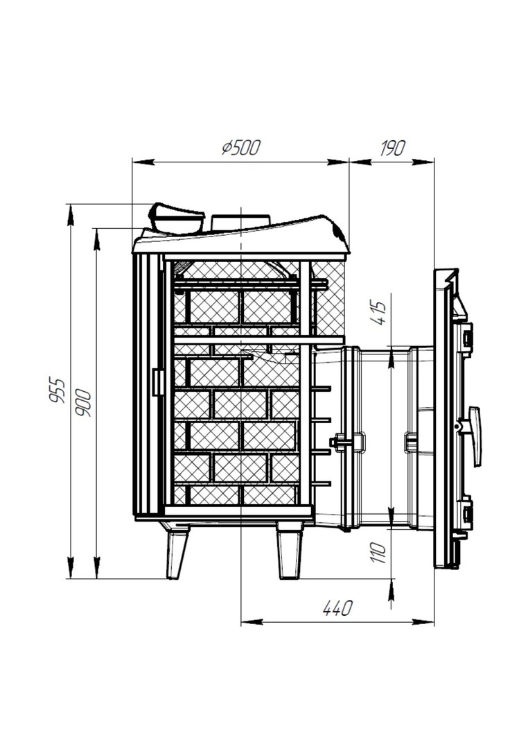 Free Sauna Stove Atmosphere L Grid Lamellas Petrified Wood 3D Model ...