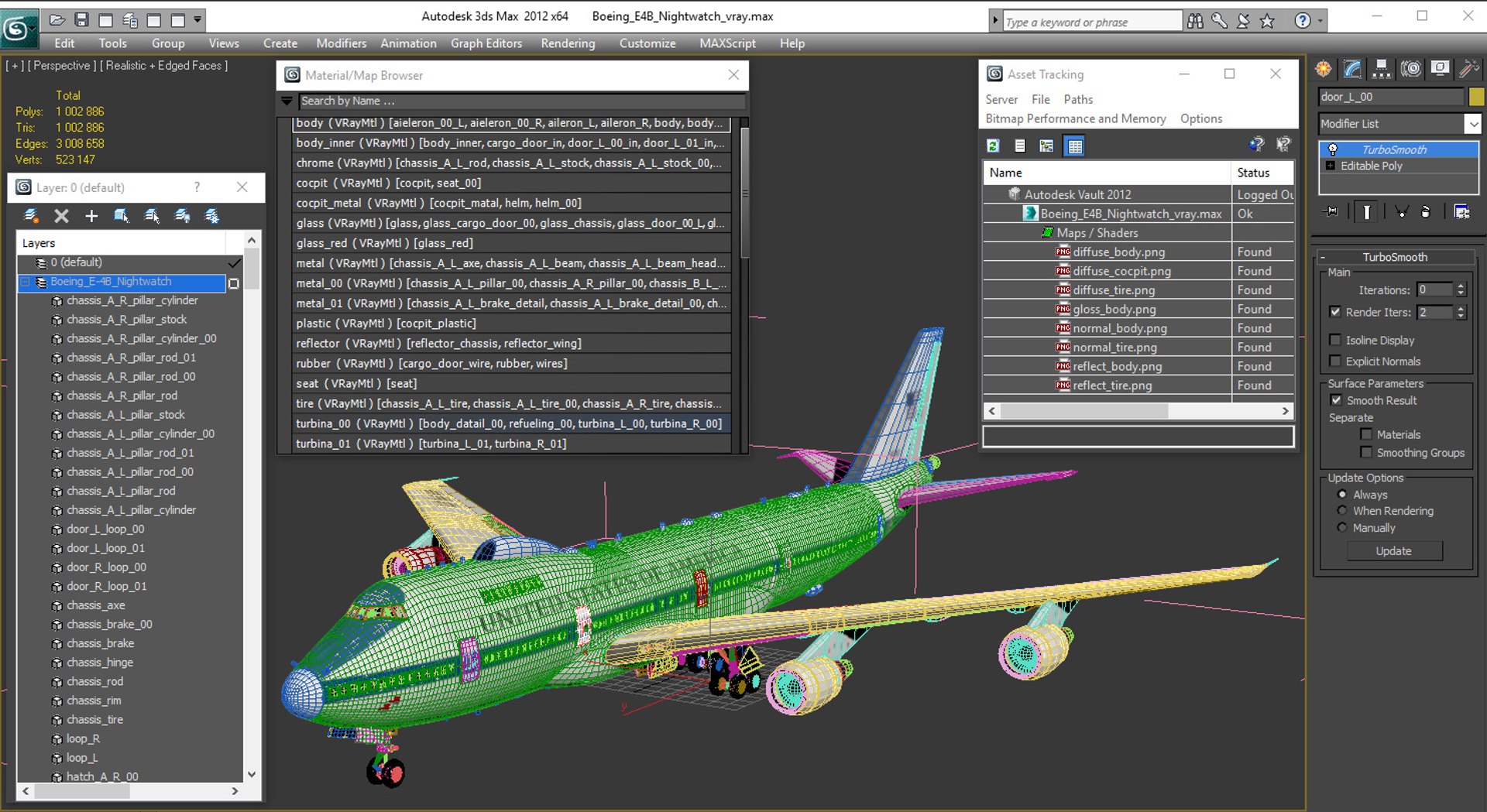 3D Boeing E4b Nightwatch Military Aircraft - TurboSquid 1381724