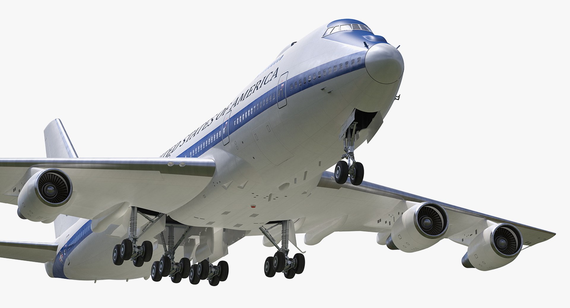 3D boeing e4b nightwatch military aircraft - TurboSquid 1381724
