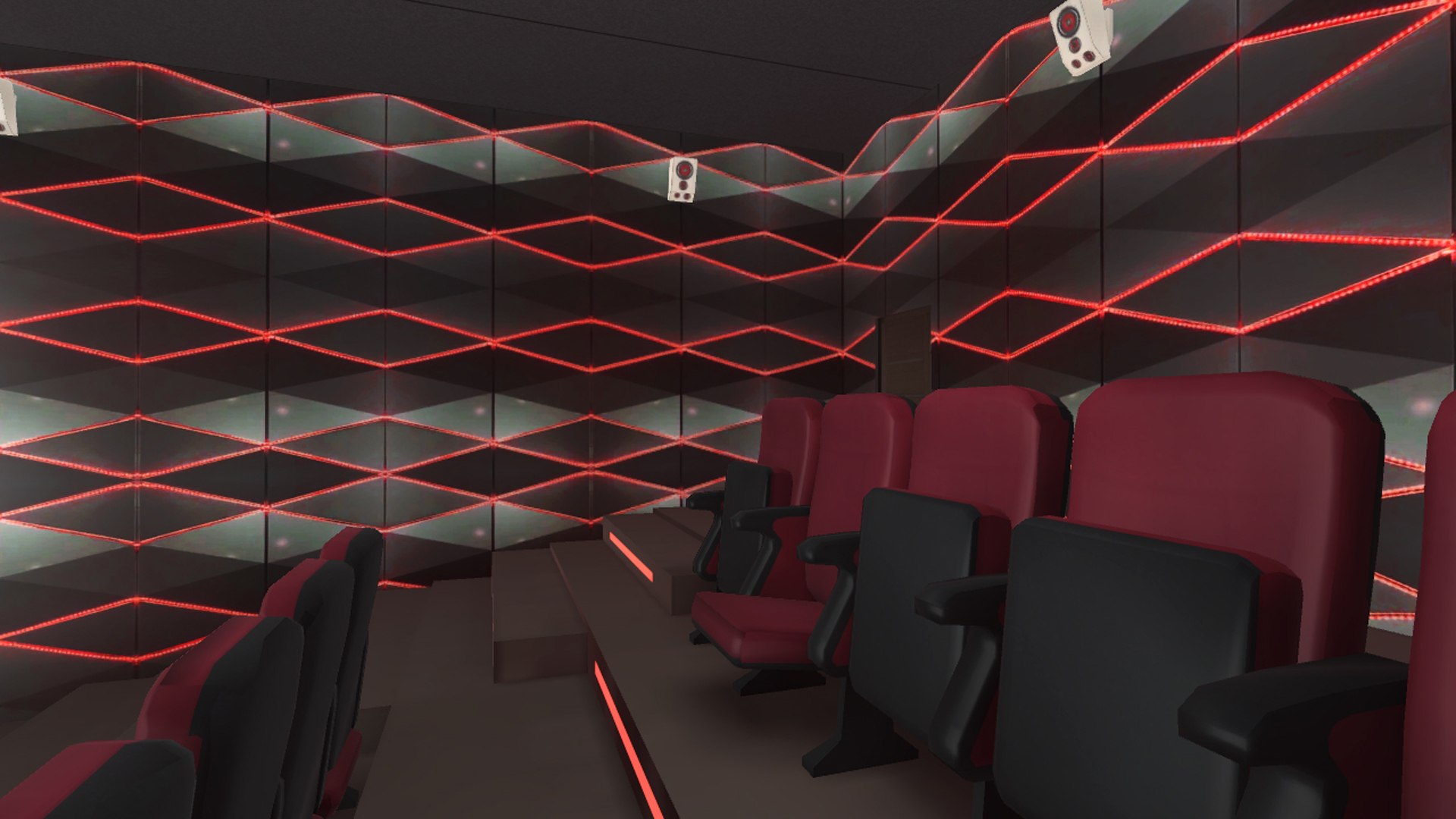 3D Modern Cinema Hall 05 Model - TurboSquid 2203447