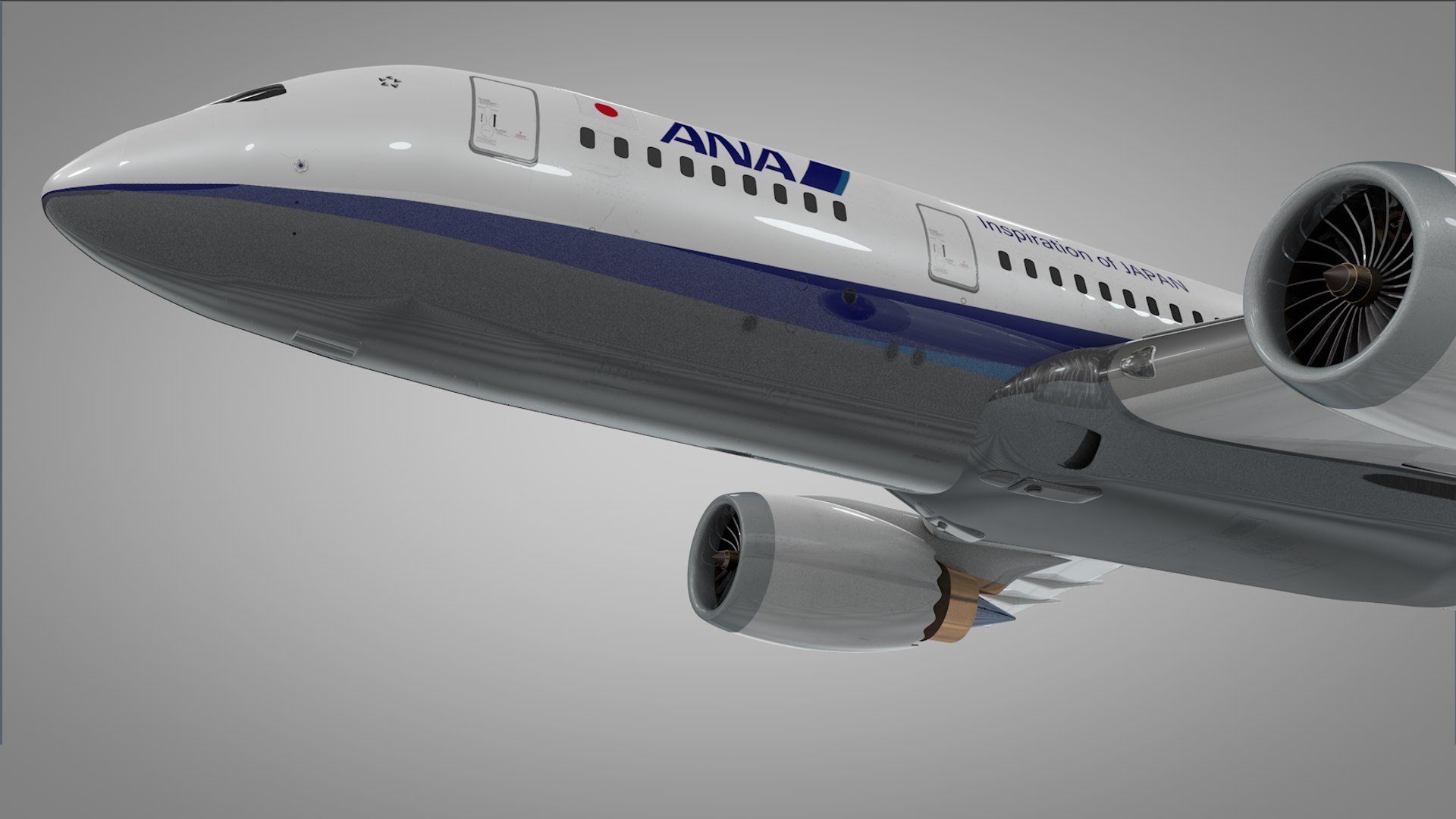 Boeing 787 dreamliner ana 3D - TurboSquid 1612570