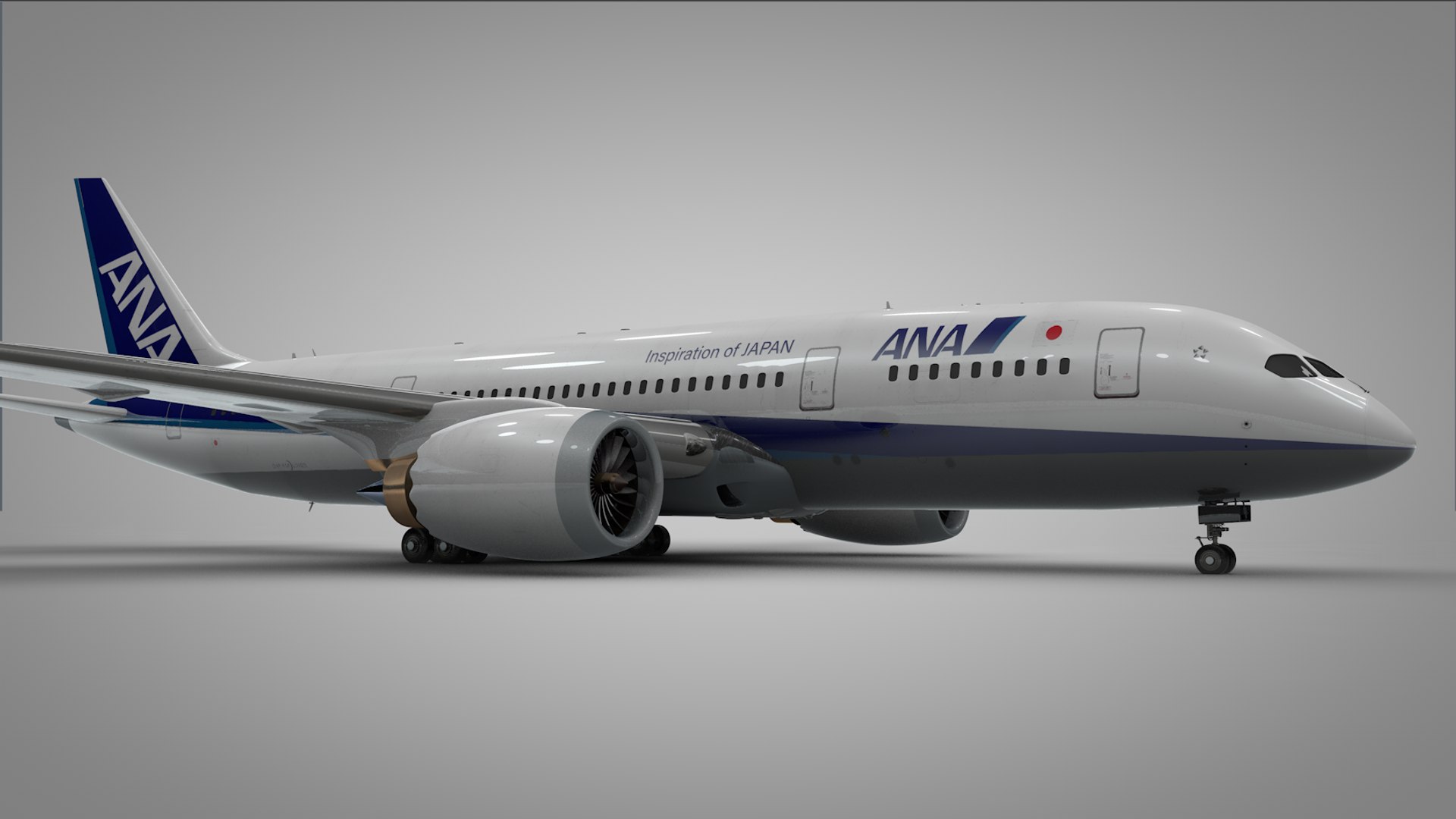 Boeing 787 Dreamliner Ana 3D - TurboSquid 1612570