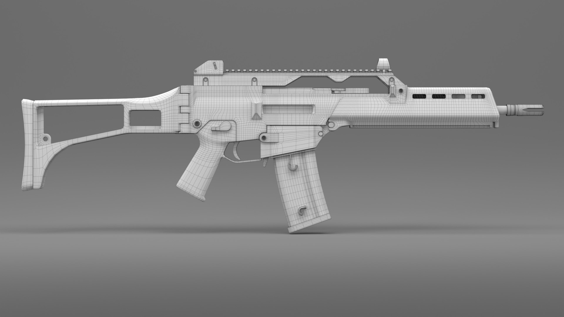 H k g36k 3D model - TurboSquid 1492247