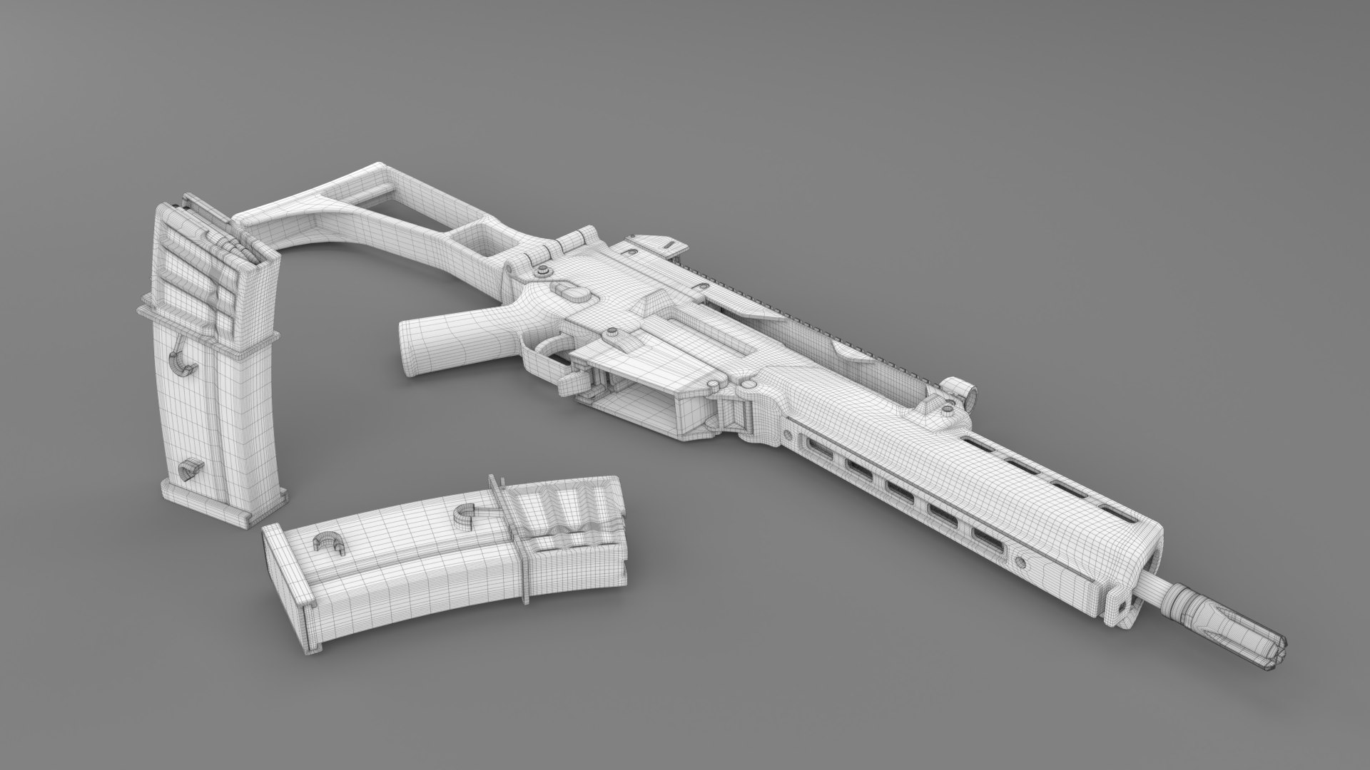 H k g36k 3D model - TurboSquid 1492247