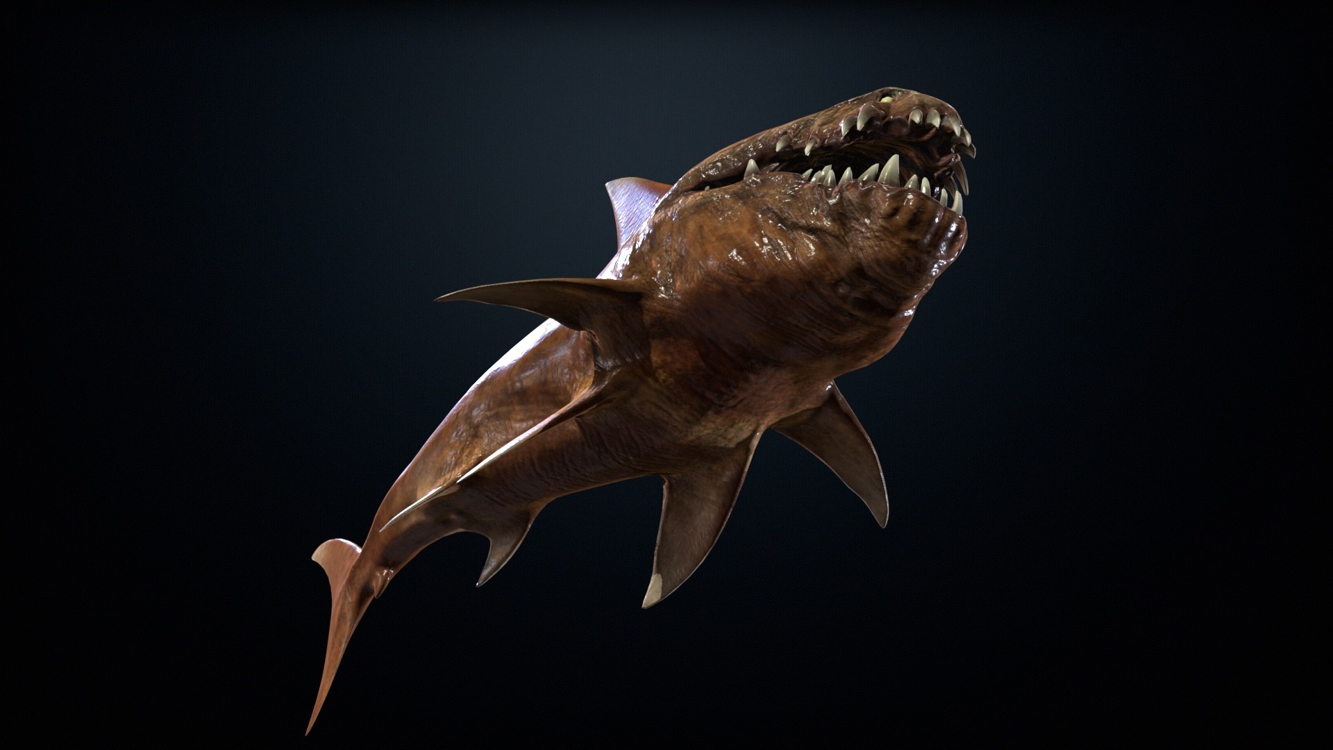 3D AlienShark2 - TurboSquid 2330419