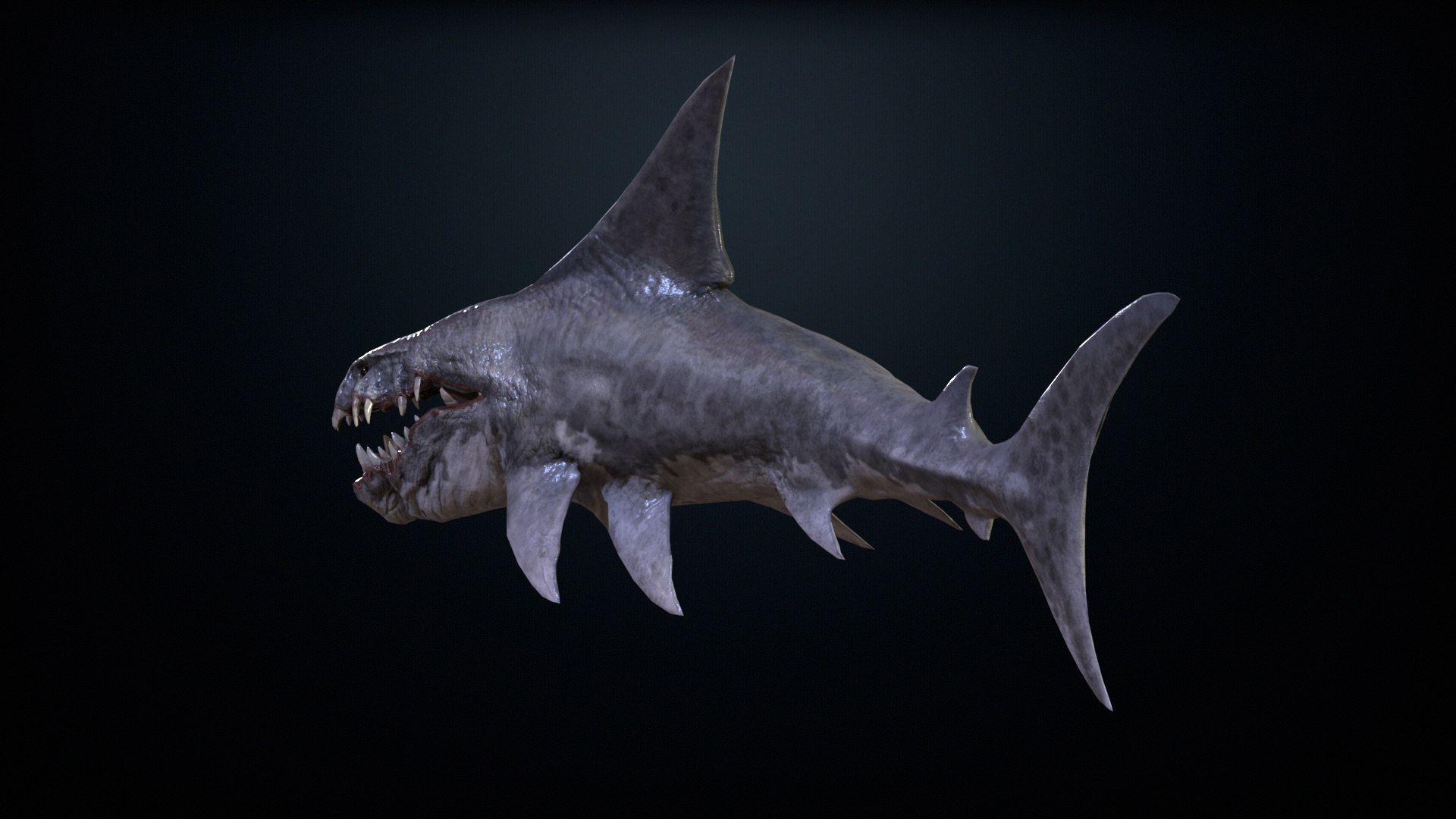 3D AlienShark2 - TurboSquid 2330419
