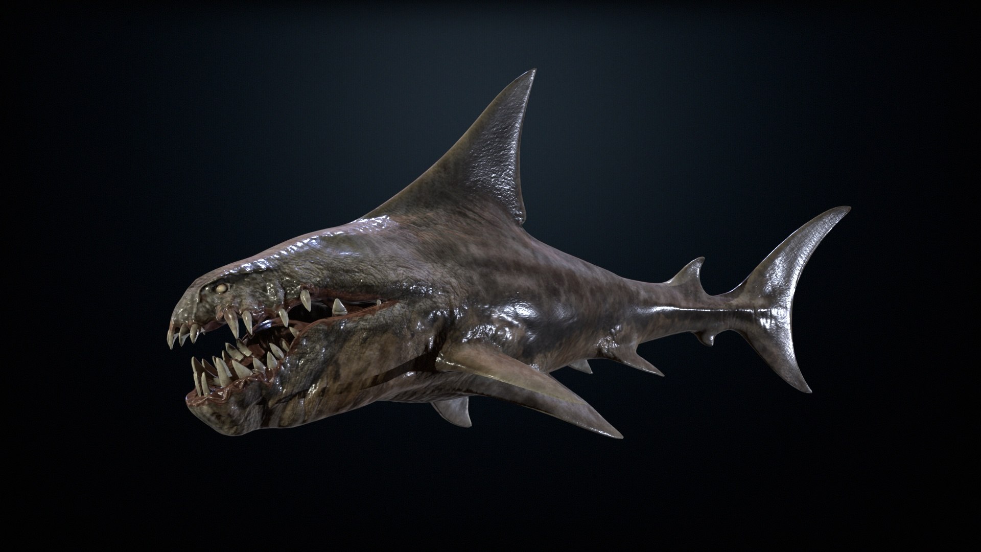 3D AlienShark2 - TurboSquid 2330419