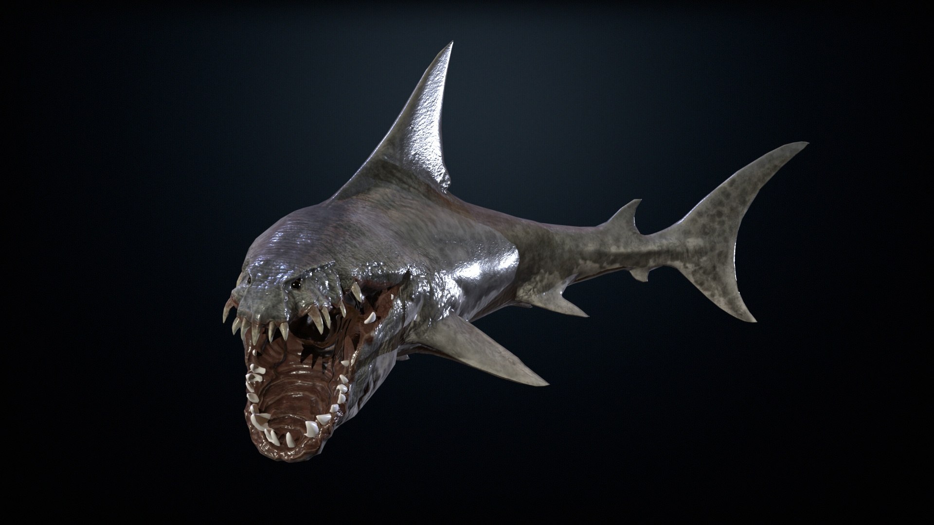 3D AlienShark2 - TurboSquid 2330419