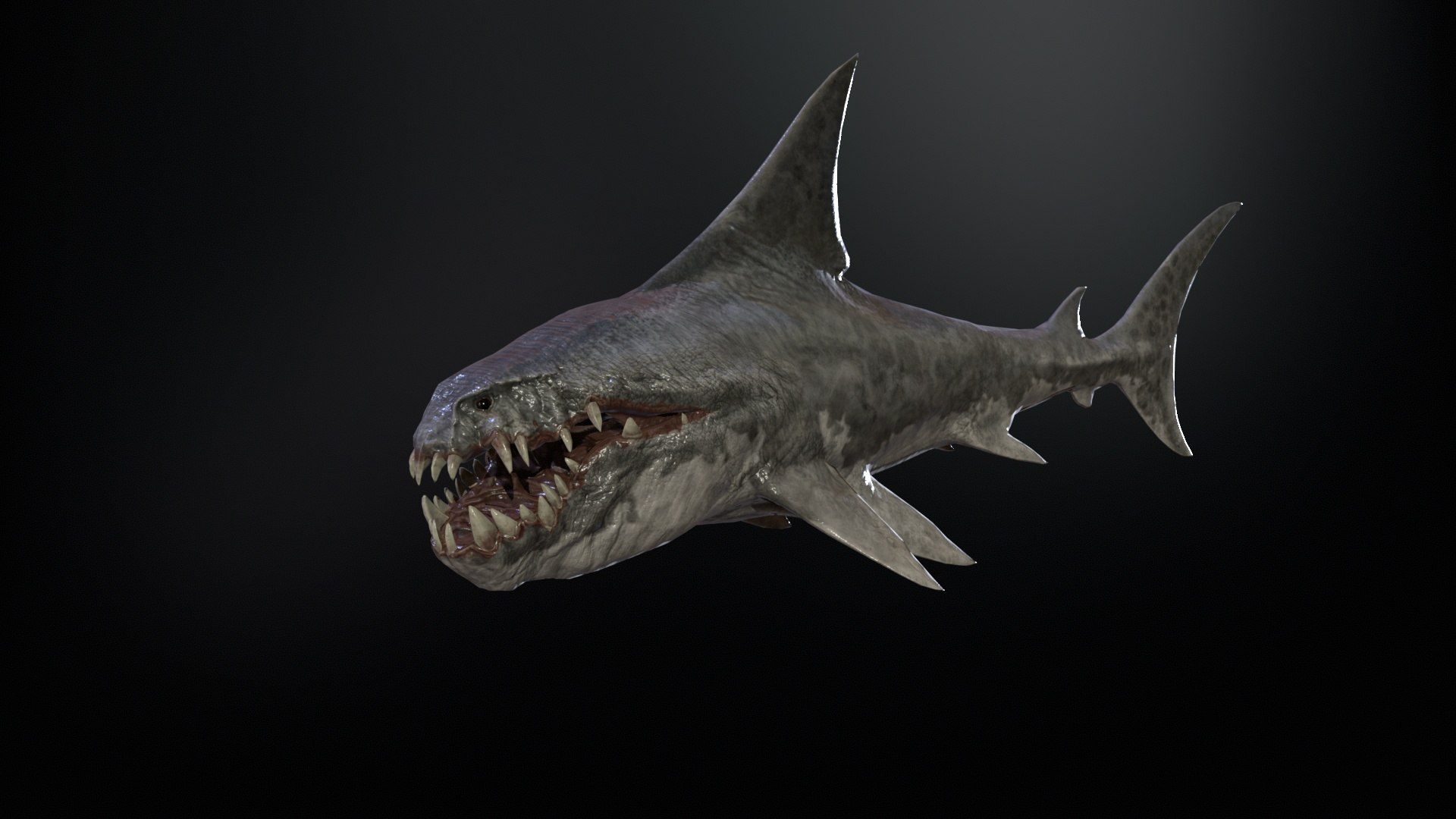 3D AlienShark2 - TurboSquid 2330419