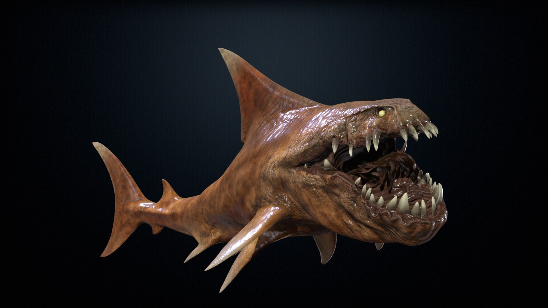 3D AlienShark2 - TurboSquid 2330419