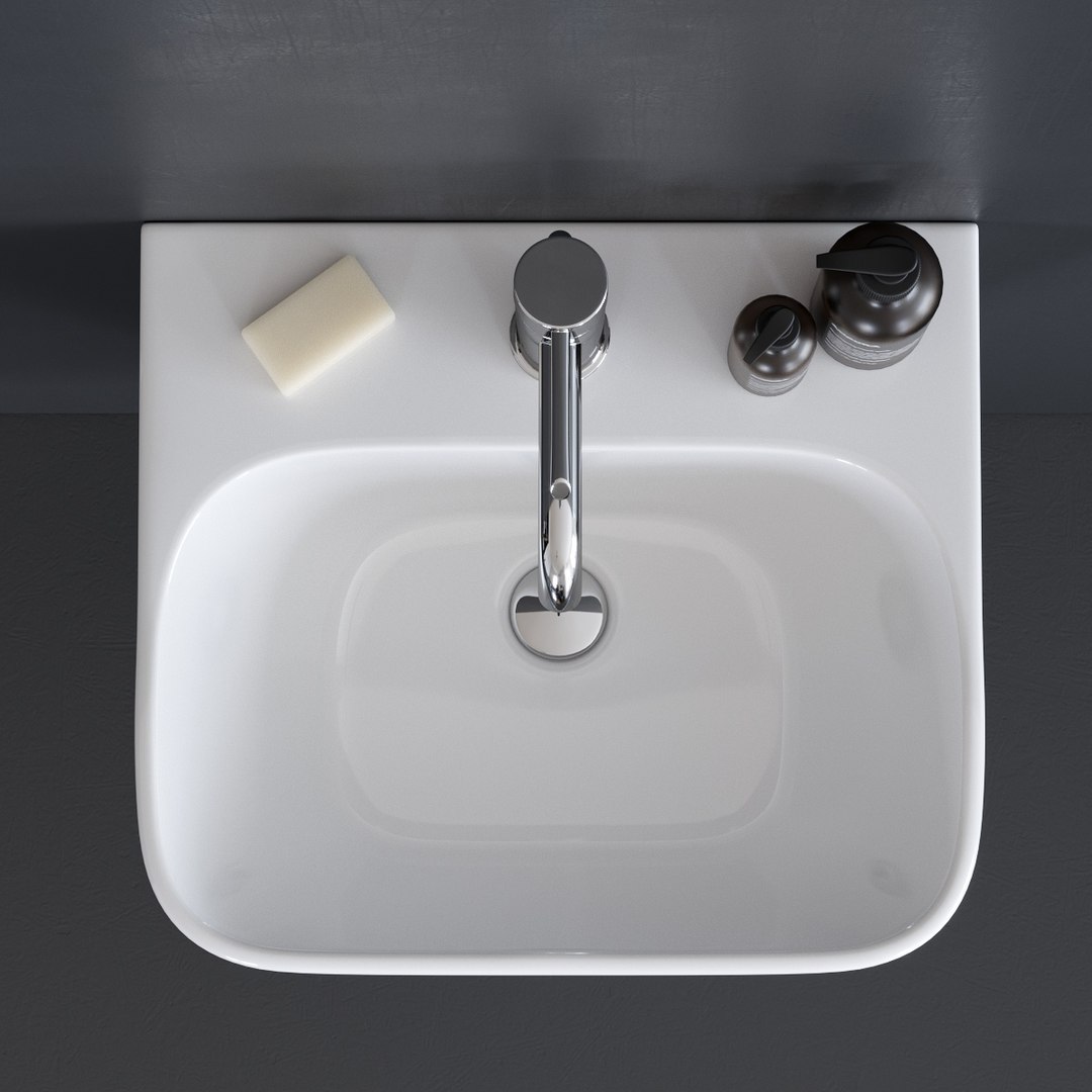 Meg11 washbasin 5407 3D model - TurboSquid 1336047