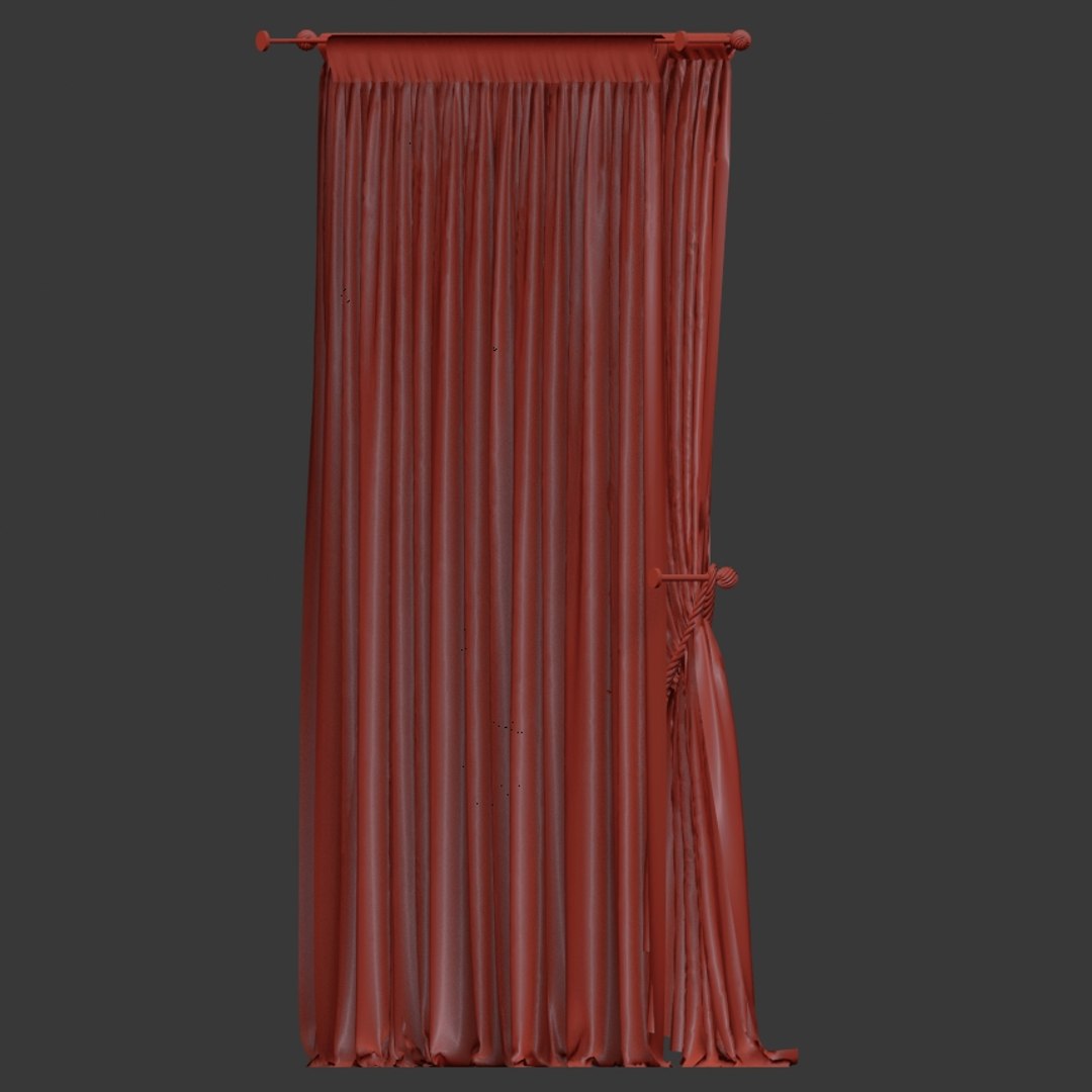 Tulle rope white 3D model - TurboSquid 1388014