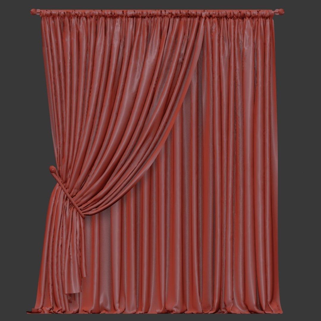 Tulle rope white 3D model - TurboSquid 1388014