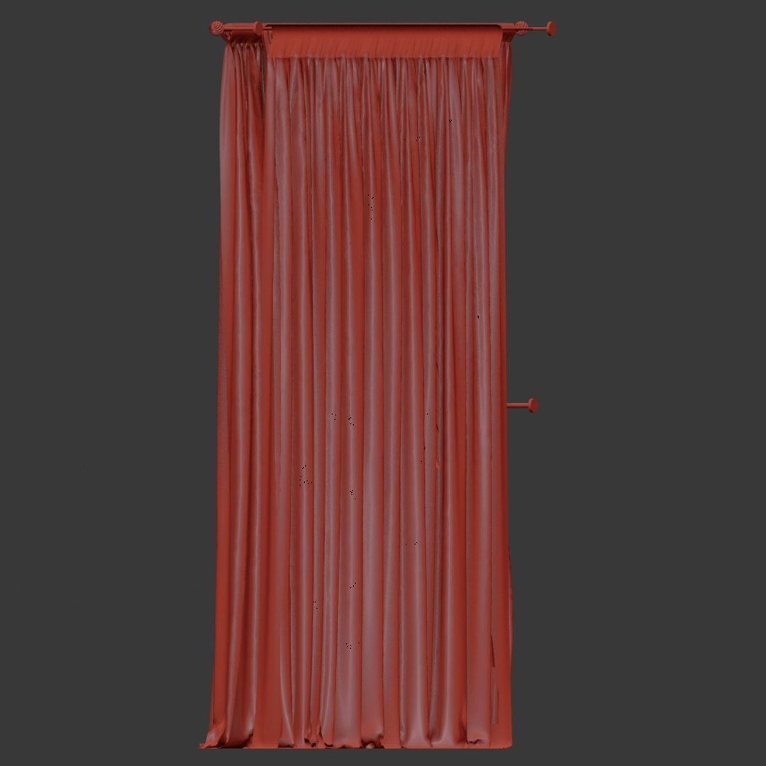 Tulle rope white 3D model - TurboSquid 1388014