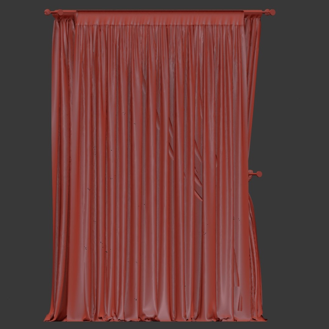 Tulle rope white 3D model - TurboSquid 1388014