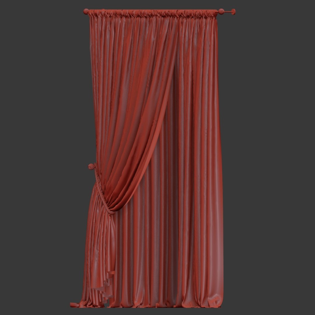 Tulle rope white 3D model - TurboSquid 1388014