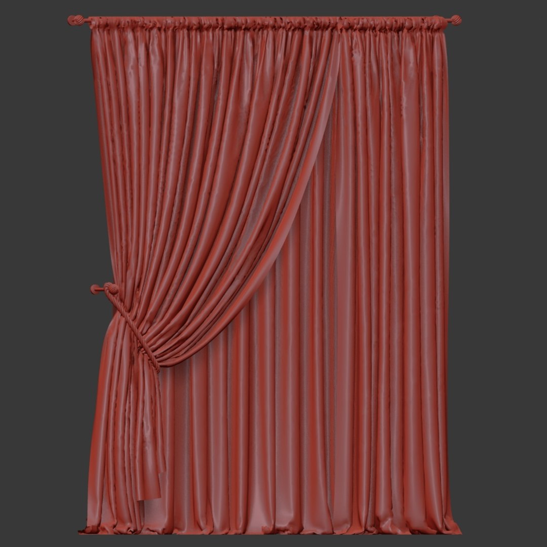 Tulle rope white 3D model - TurboSquid 1388014