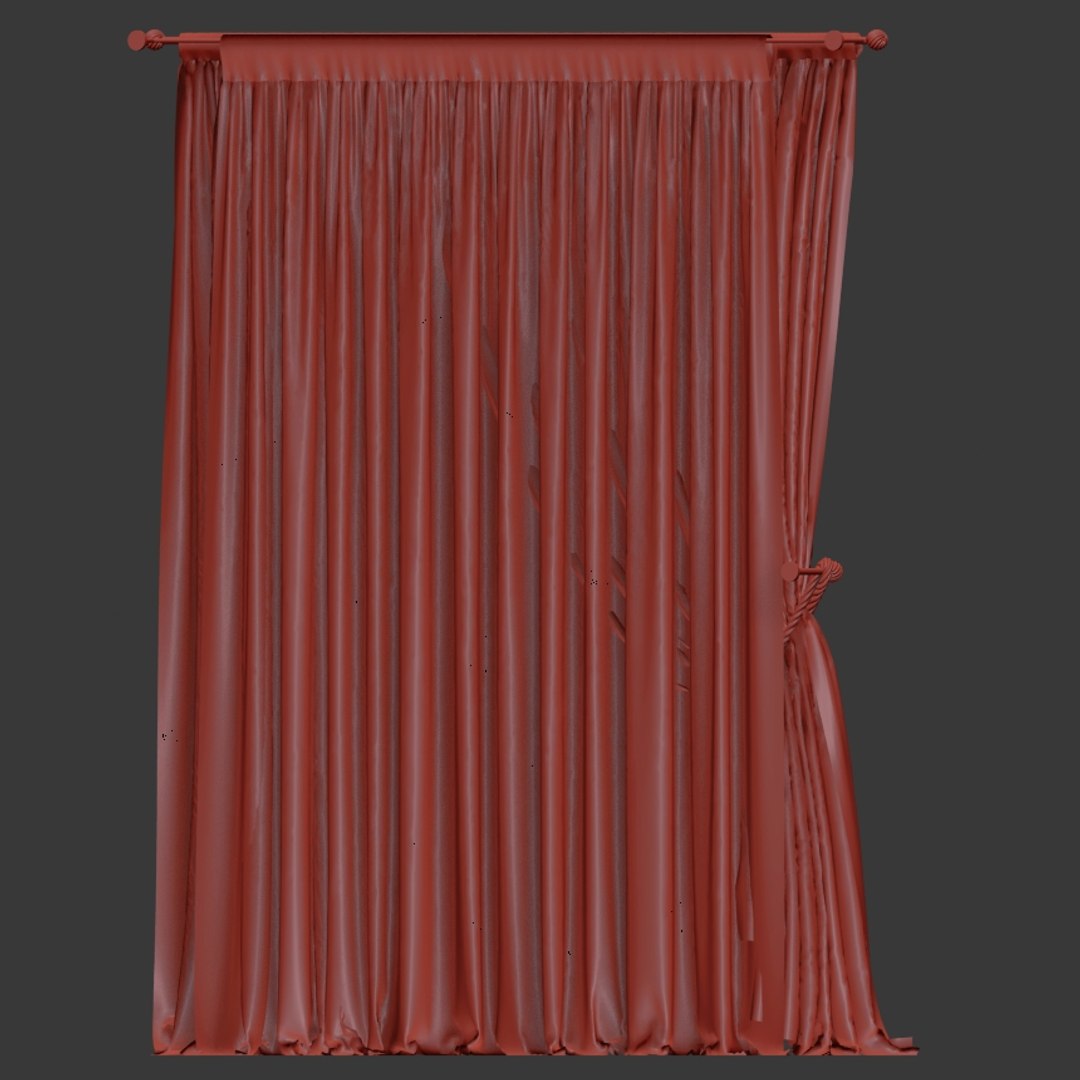 Tulle rope white 3D model - TurboSquid 1388014