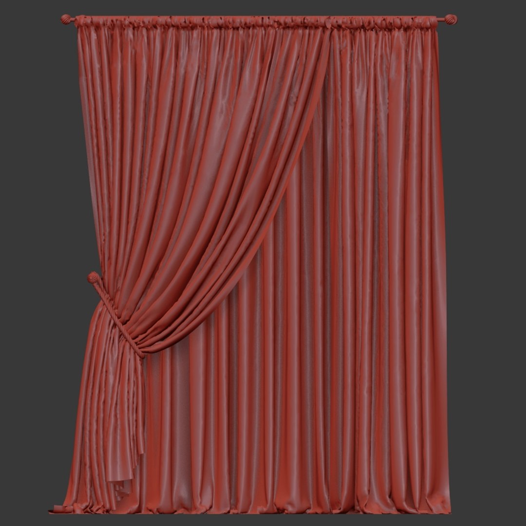 Tulle rope white 3D model - TurboSquid 1388014