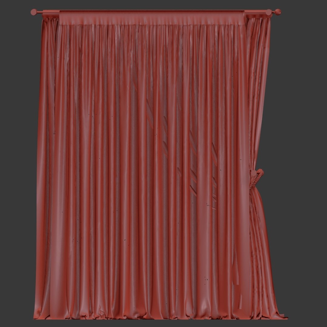 Tulle rope white 3D model - TurboSquid 1388014