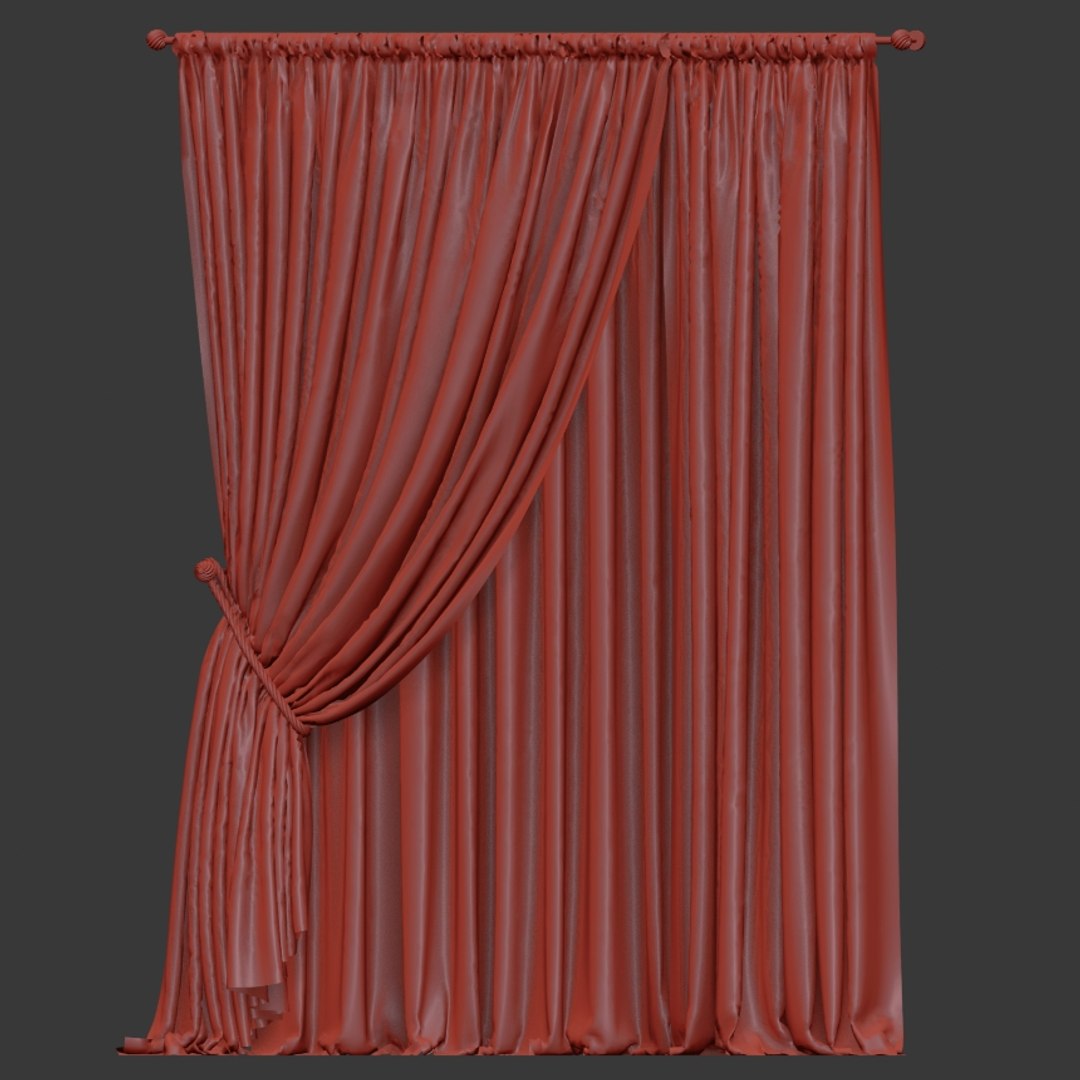 Tulle rope white 3D model - TurboSquid 1388014