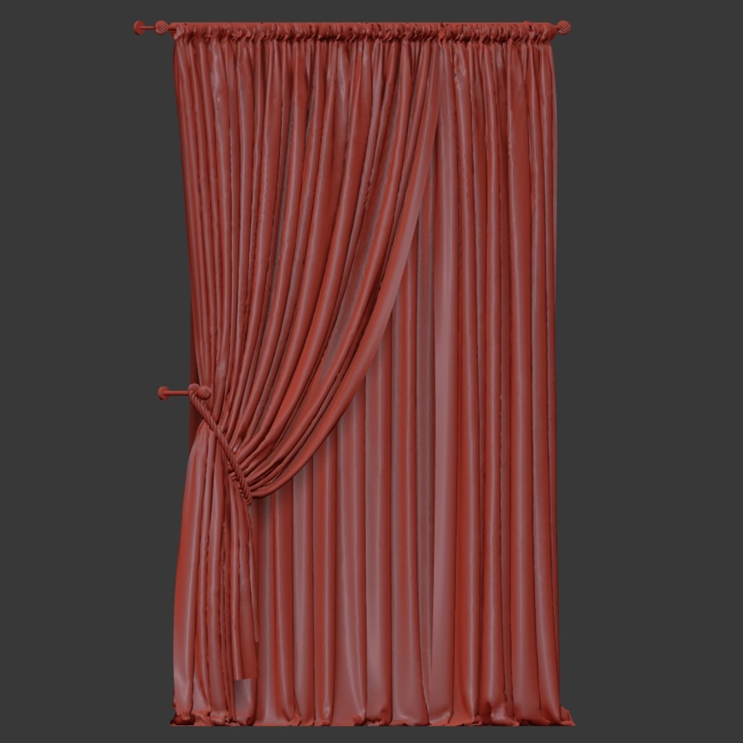 Tulle rope white 3D model - TurboSquid 1388014