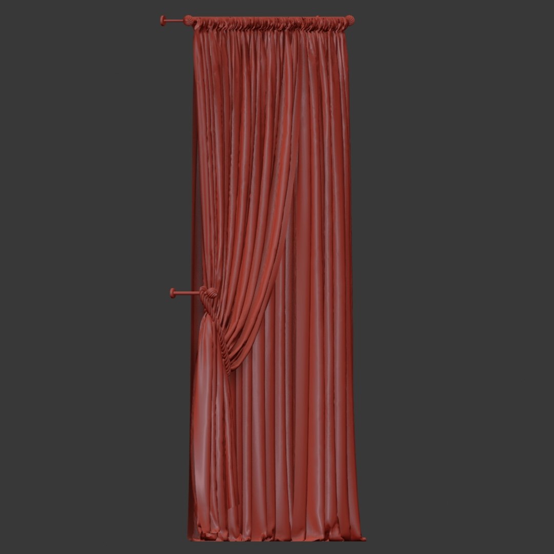 Tulle rope white 3D model - TurboSquid 1388014