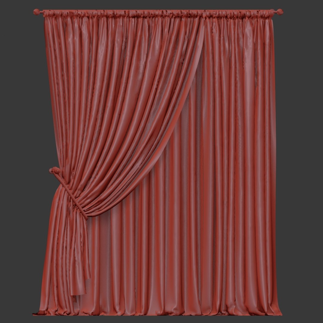 Tulle rope white 3D model - TurboSquid 1388014