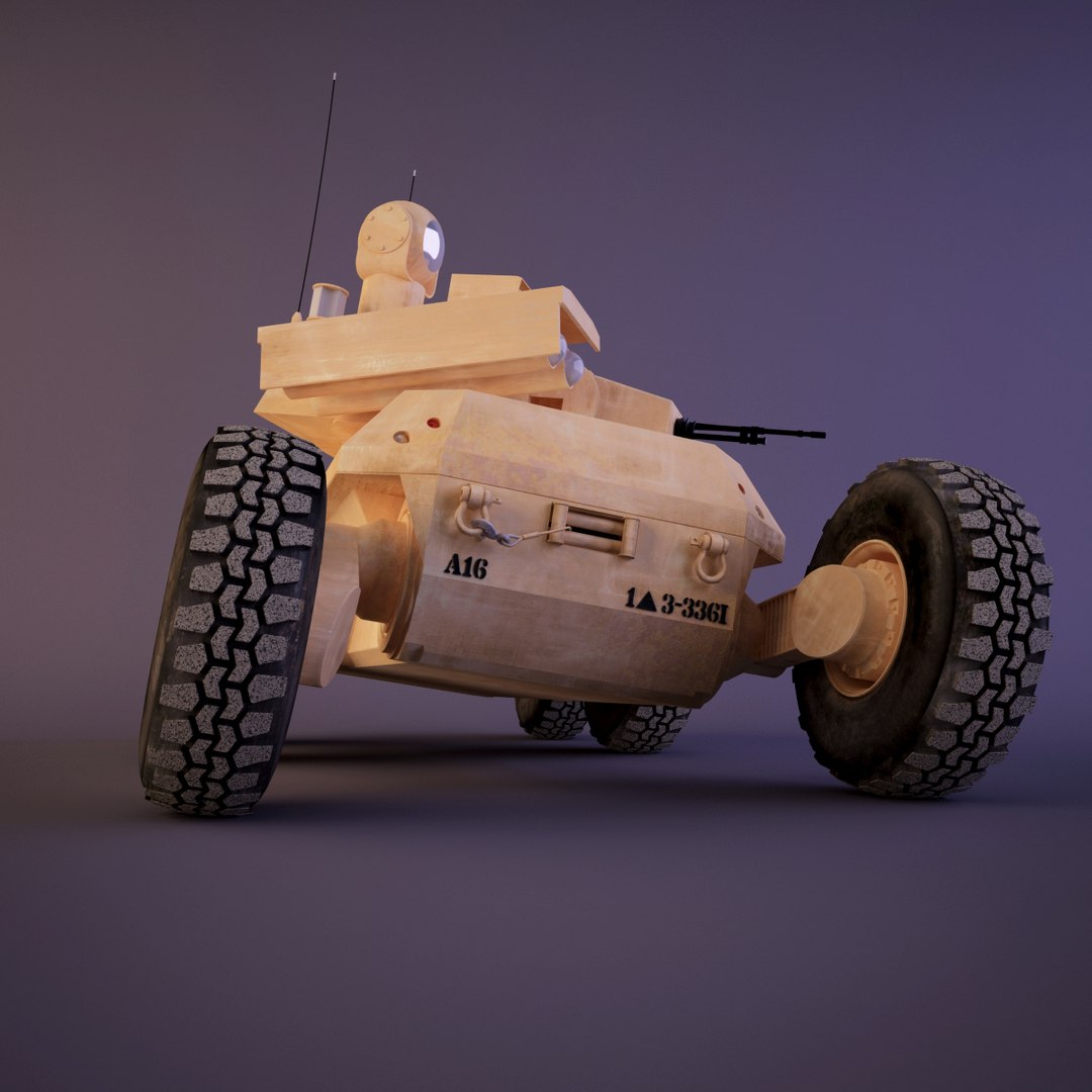 3d Model Of Army Mule