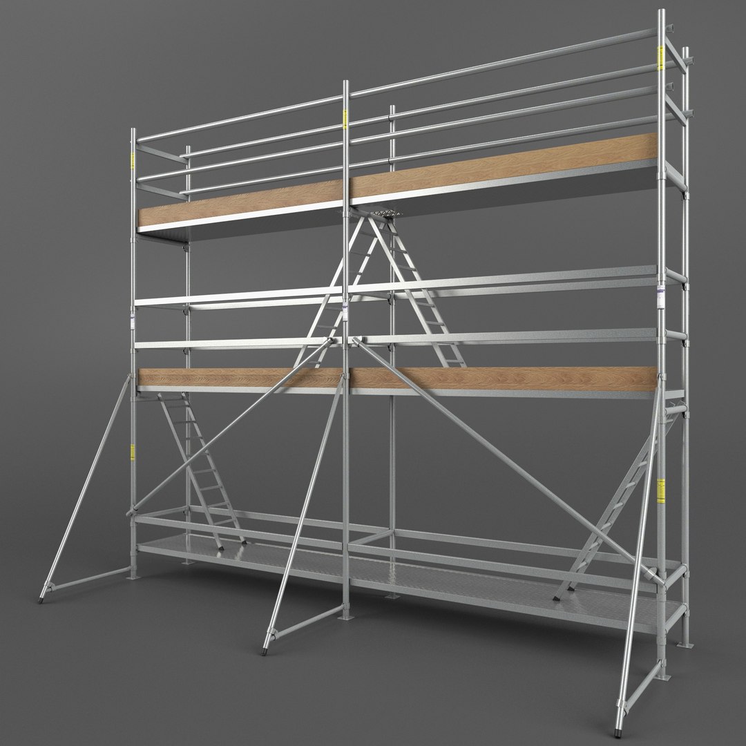 3D Scaffold Tower Model - TurboSquid 1501111