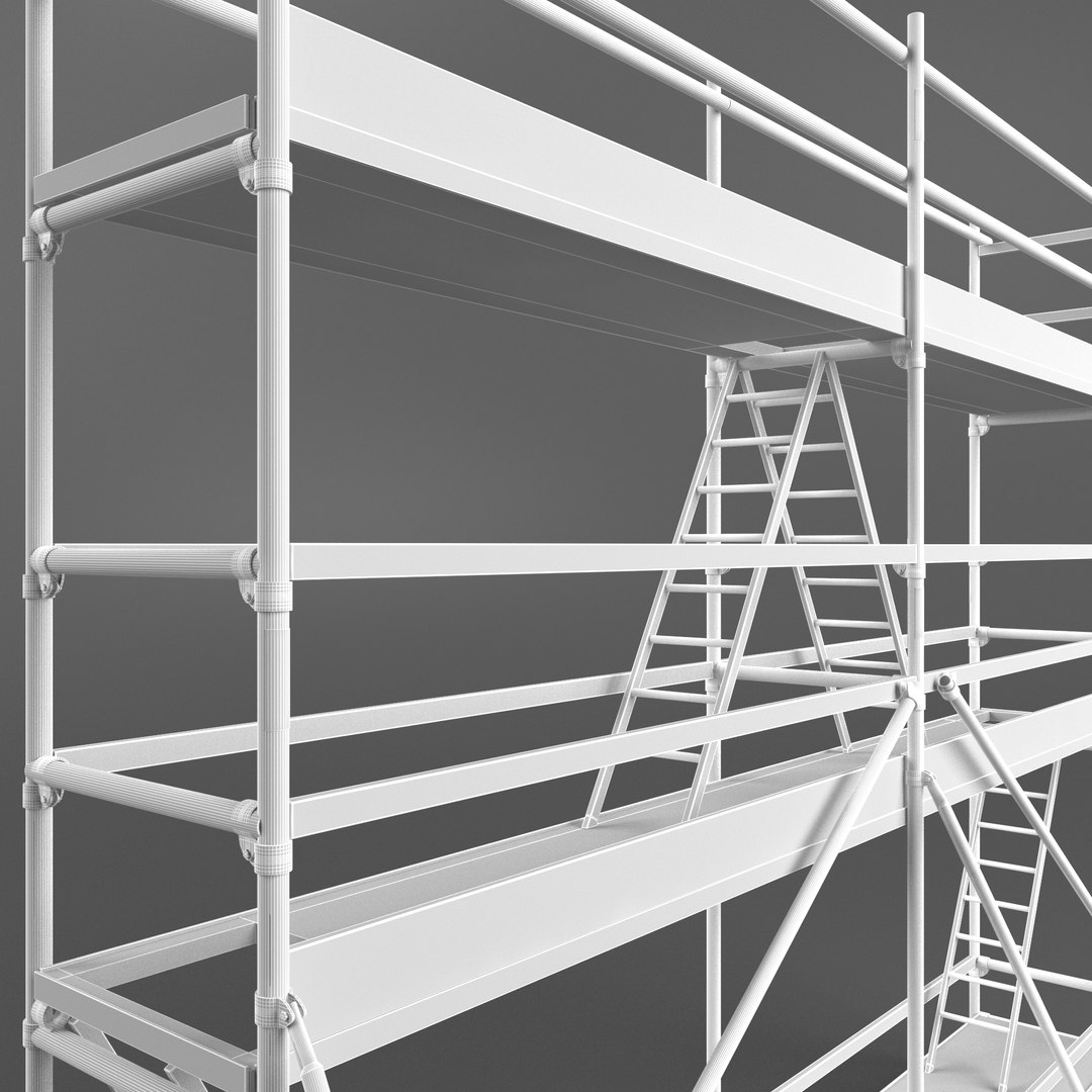 3D Scaffold Tower Model - TurboSquid 1501111