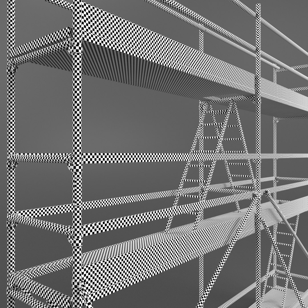 3D Scaffold Tower Model - TurboSquid 1501111