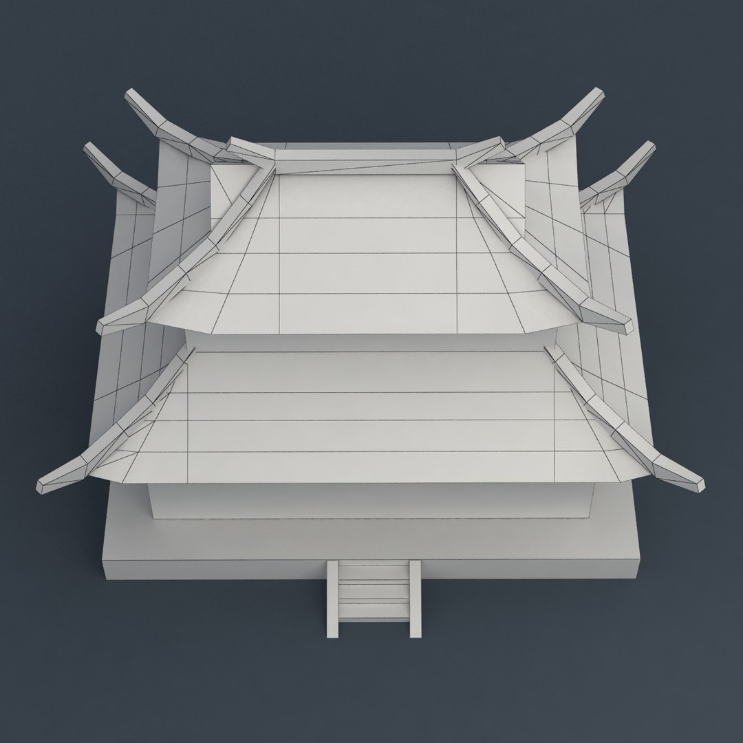 Chinese Building 3d Model