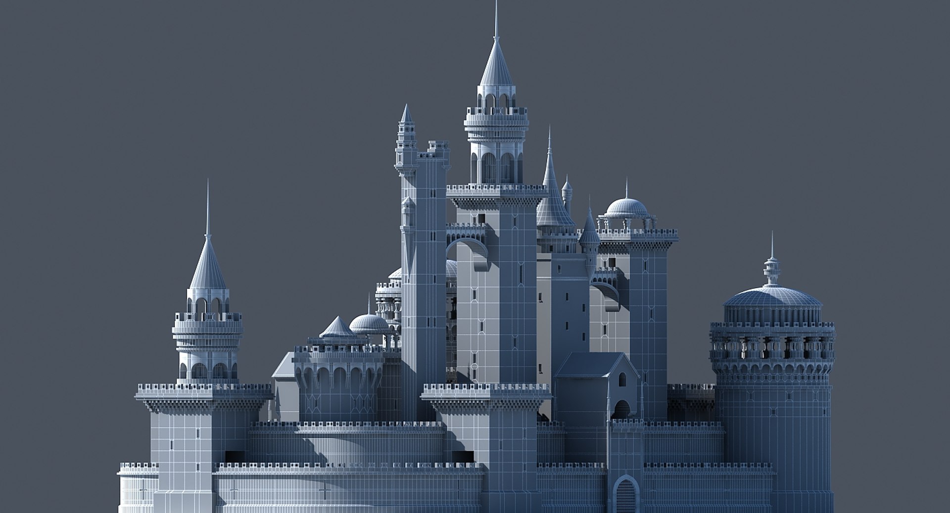 3D Fantasy Castle - TurboSquid 1438490