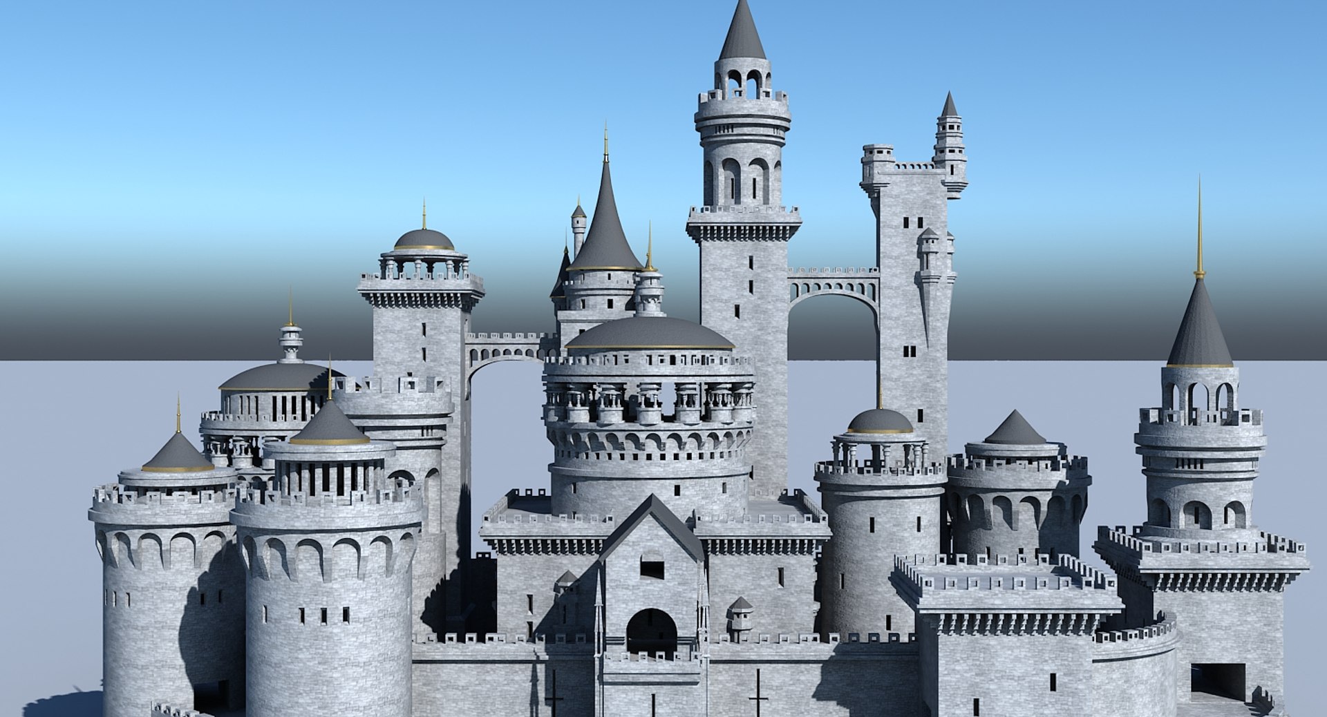 3D Fantasy Castle - TurboSquid 1438490