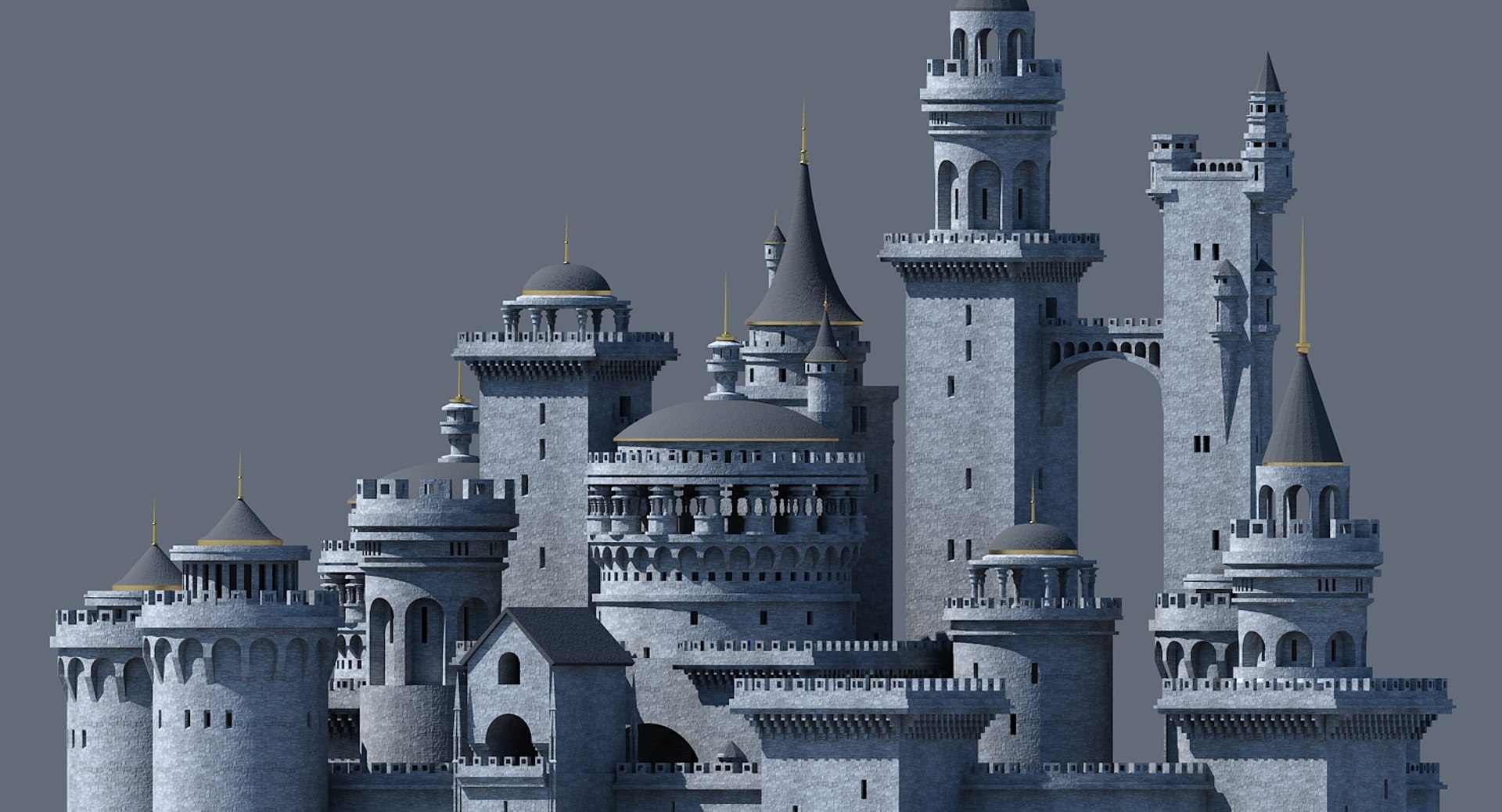 3D Fantasy Castle - TurboSquid 1438490