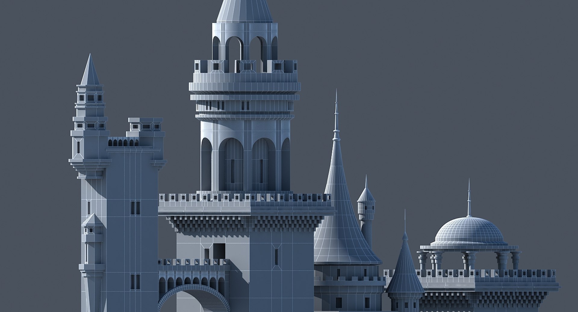 3D Fantasy Castle - TurboSquid 1438490