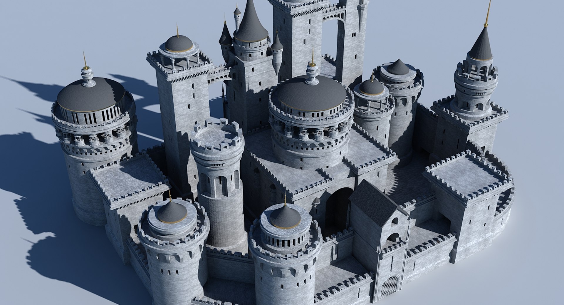 3D Fantasy Castle - TurboSquid 1438490