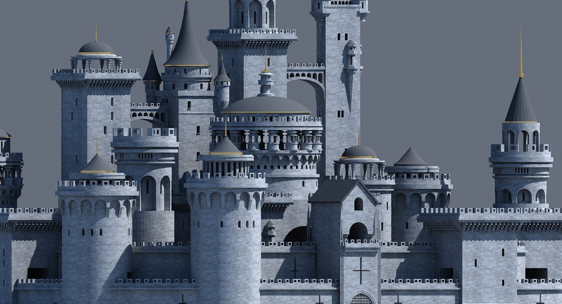 3D Fantasy Castle - TurboSquid 1438490