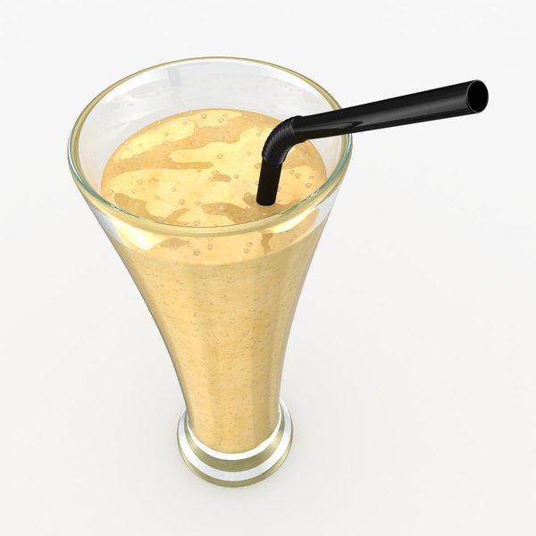 realistic smoothie banana 3d max