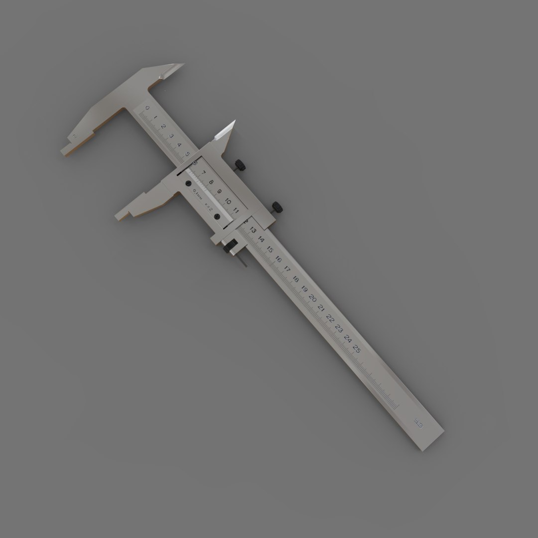 Caliper ChIZ ShCU-11-250-01 3D Model - TurboSquid 2005547