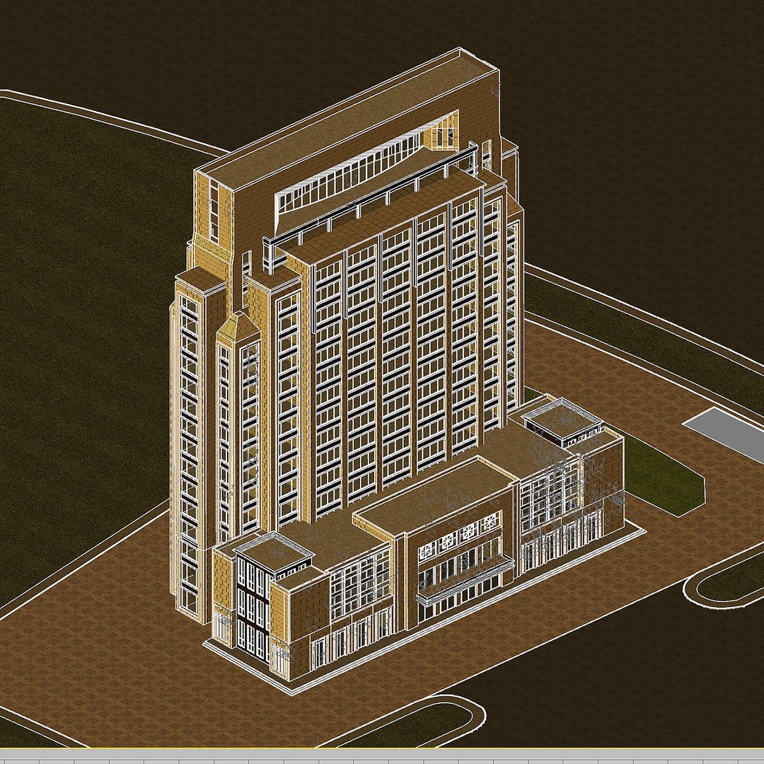 3d Max Office Building