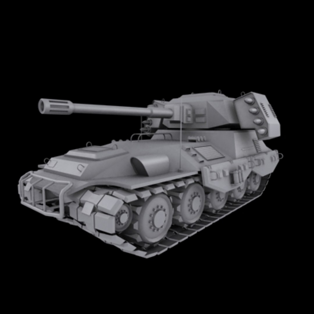 3d Max Military Tank