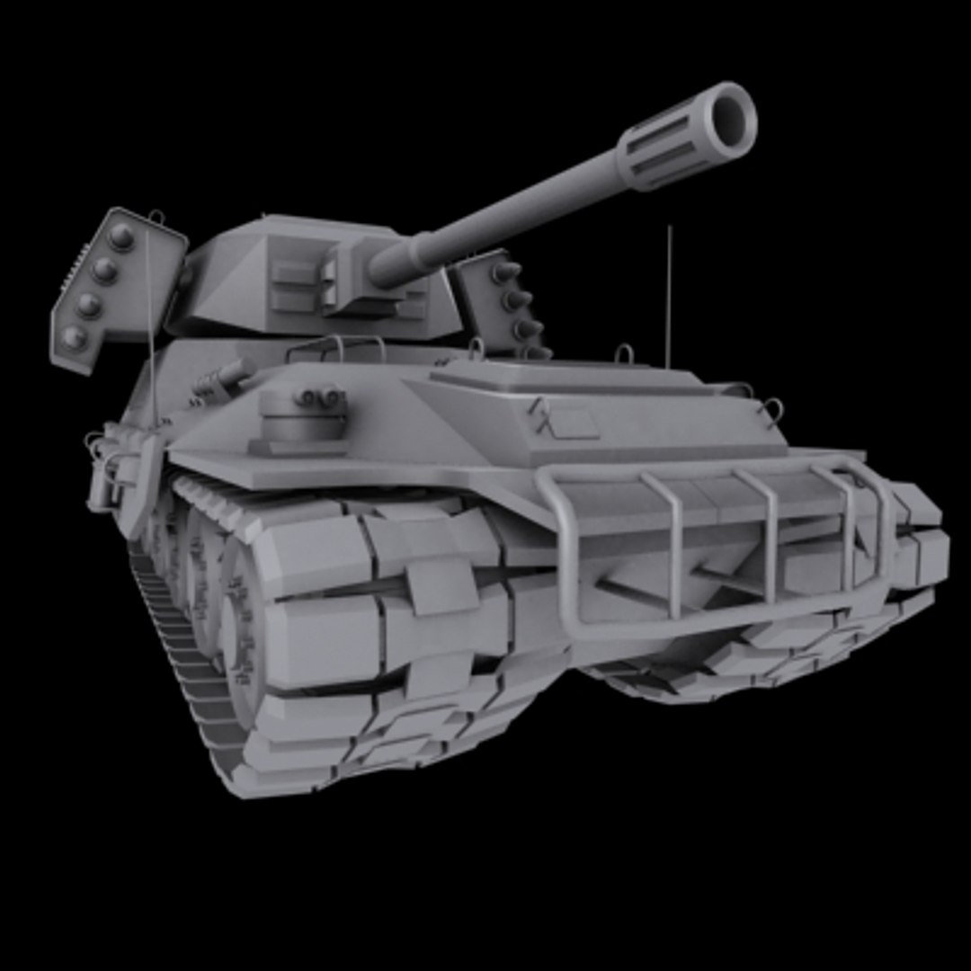 3d Max Military Tank