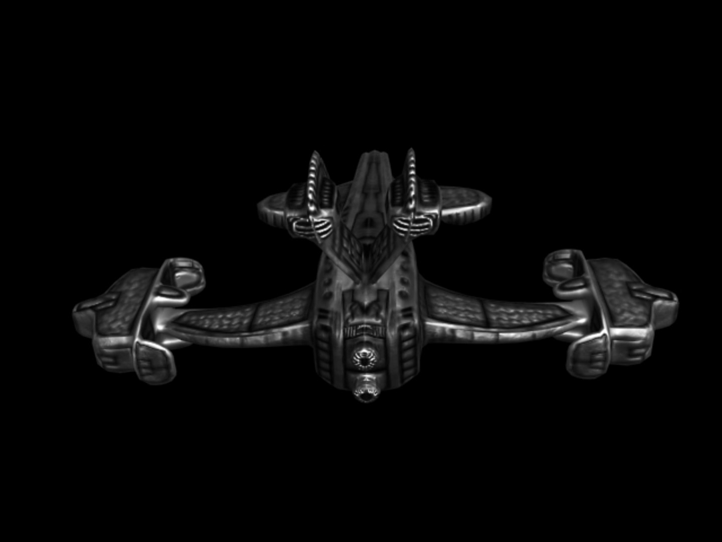 3d Scout Ship Model